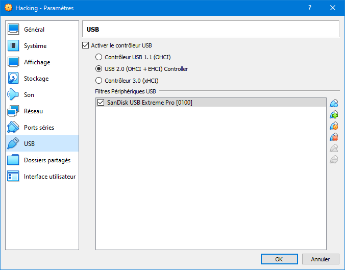 live CD de hacking : utiliser Ventoy sur clé USB3 avec VirtualBox